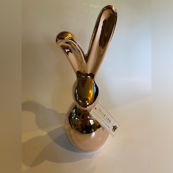 Bella Luxx | Holiday | Bella Lux Pink Bunny Metallic Modern Easter ...